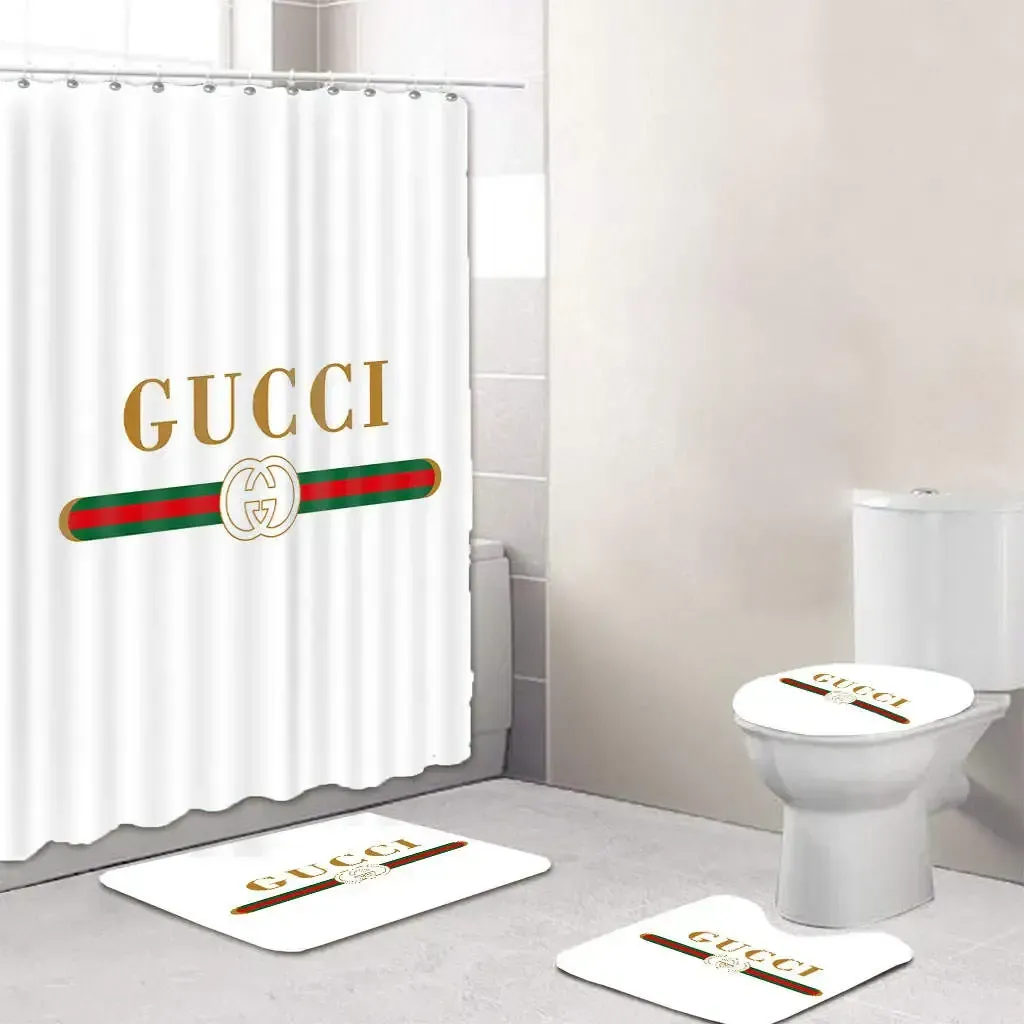 gucci white luxury brand fashion limited premium bathroom set home decor