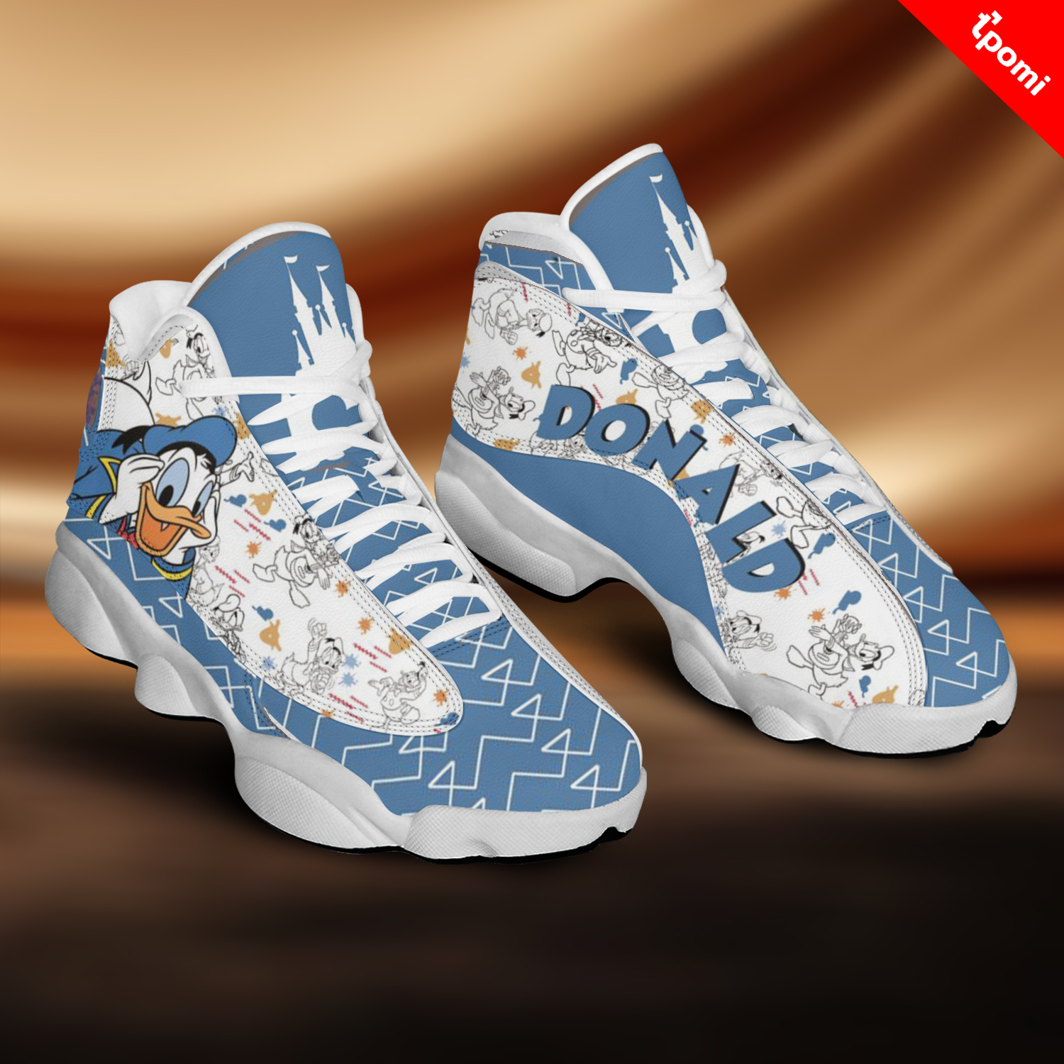 Donald duck air jordan 13 shoes
