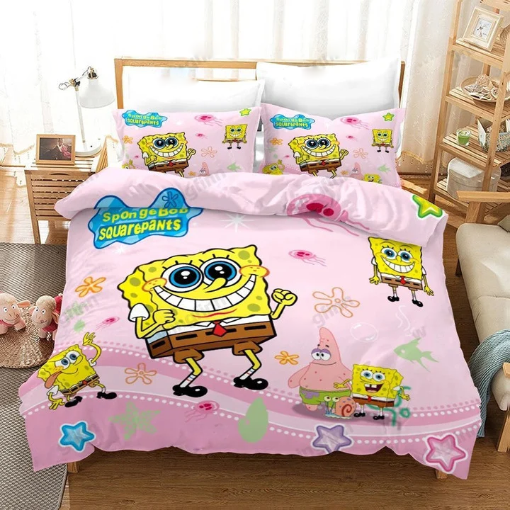 Spongebob squarepants funny full bedding set