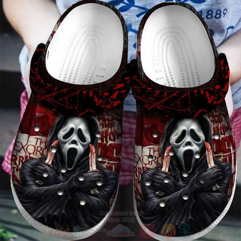 Crocs outfit - ghostface horror halloween crocs crocband clogs shoes ...