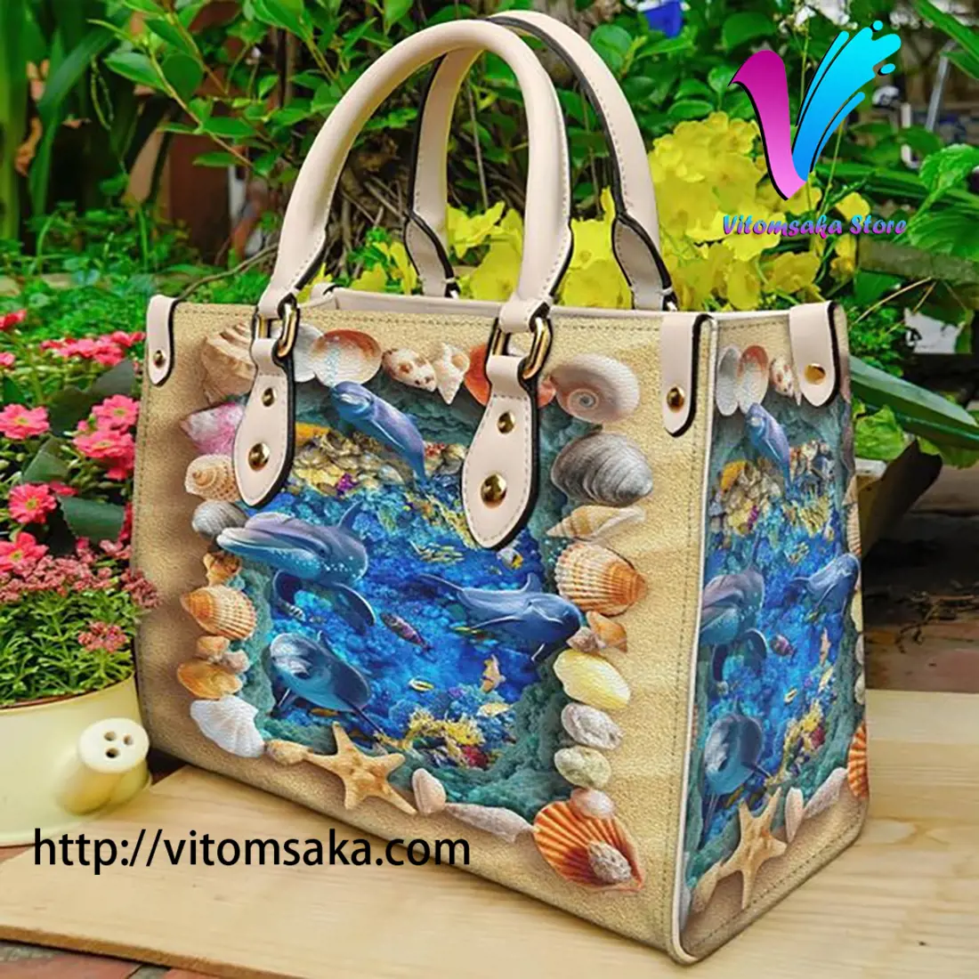 Dolphin leather bag handbag_2