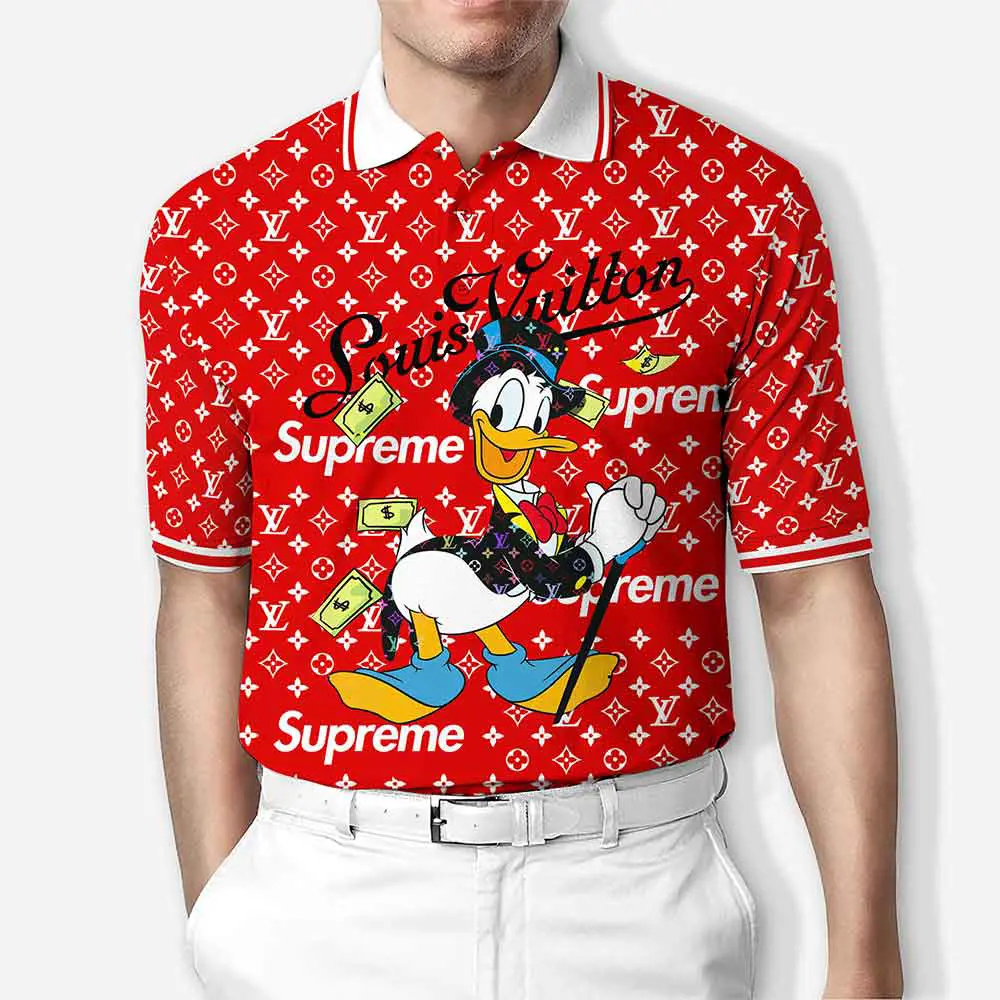 Louis vuitton polo louis vuitton donald duck red limited edition ...