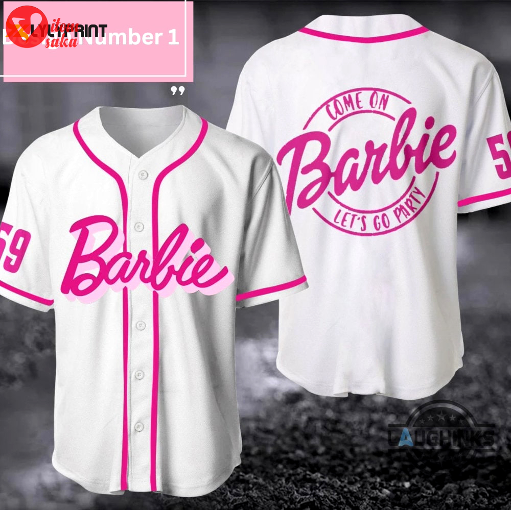 Barbie jersey, barbie baseball jersey barbie