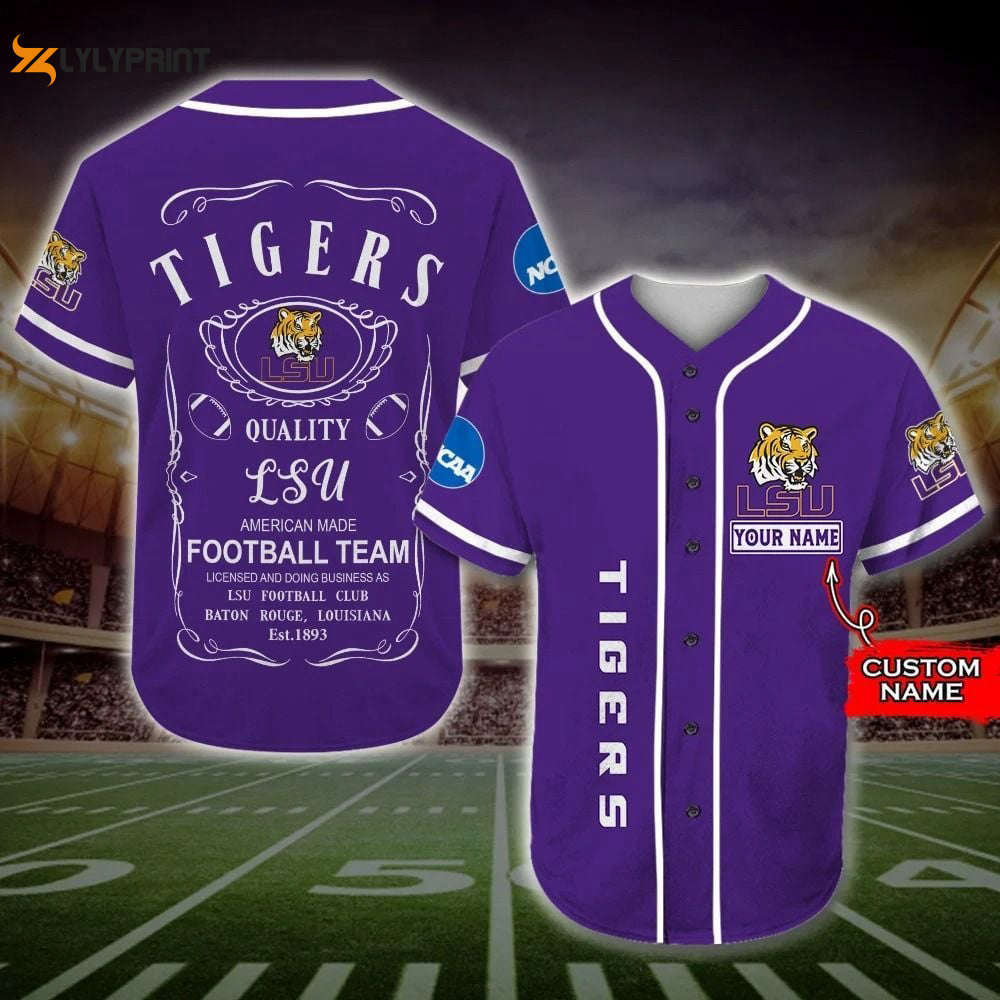 Lsu tigers baseball jersey bj0001