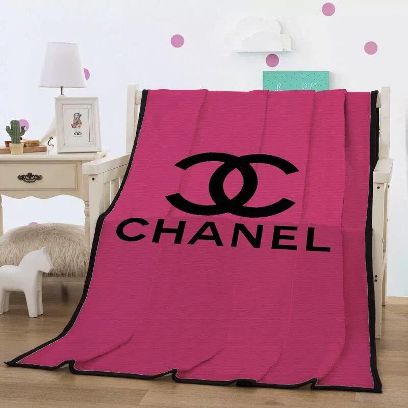 chanel pinky new fashion luxury brand blanket fleece comfortable blanket