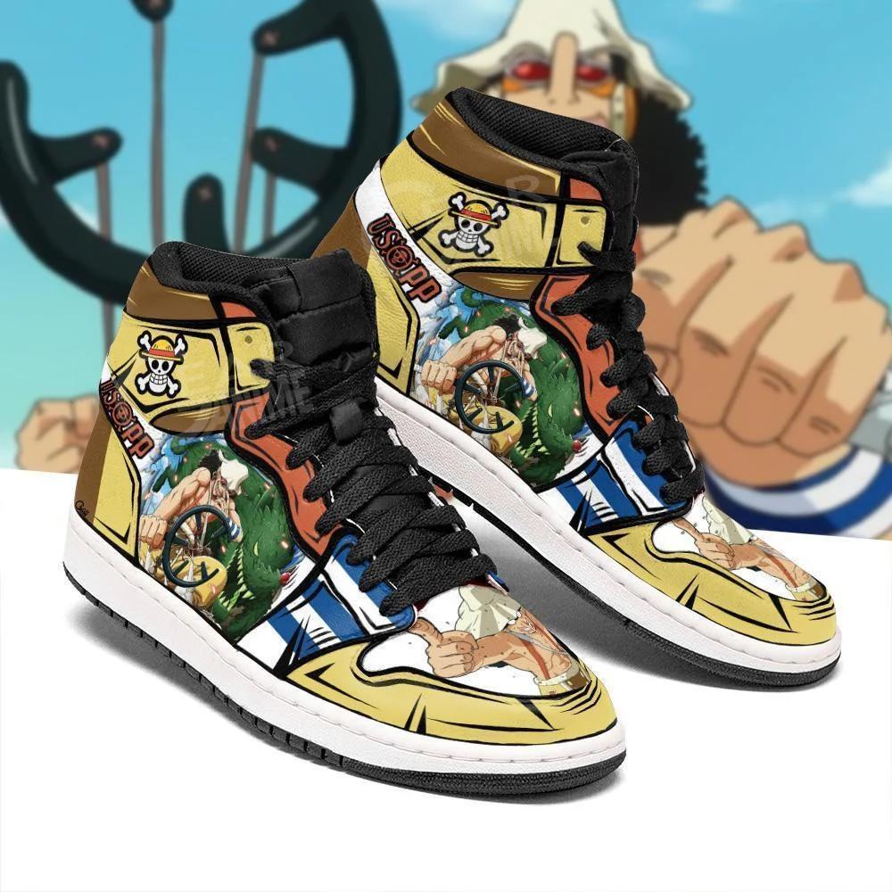 Usopp air jordan hightop ( j1 sneakers ) custom