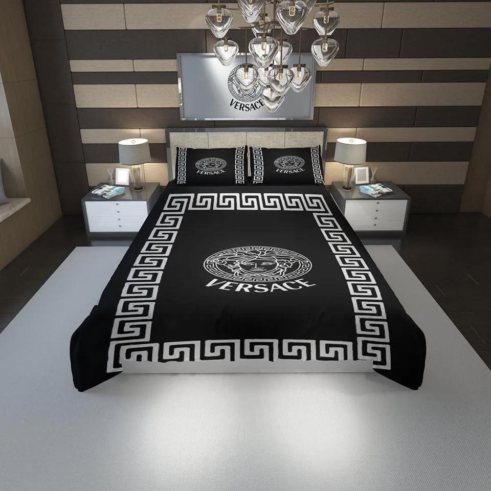Chanel logo brand bedding set home decor bedspread luxury bedroom
