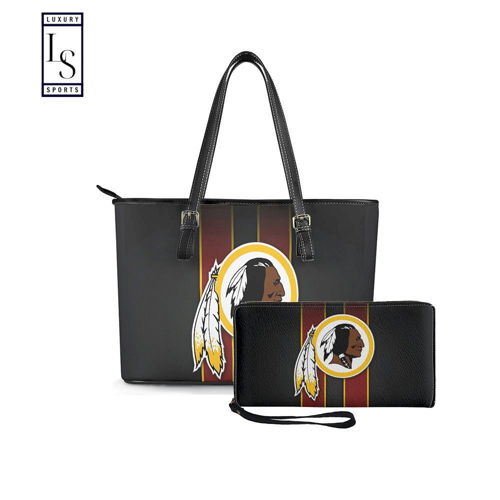 Nfl pittsburgh steelers paint leather tote bag