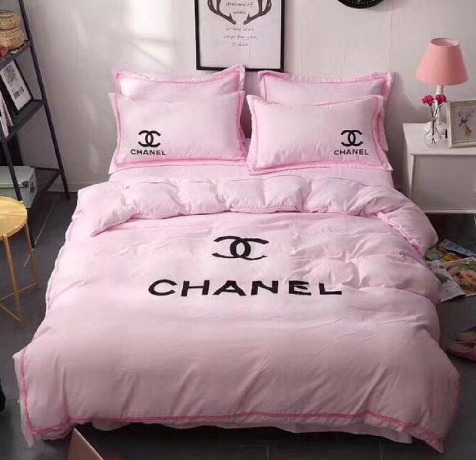 Best chanel pink bedroom set