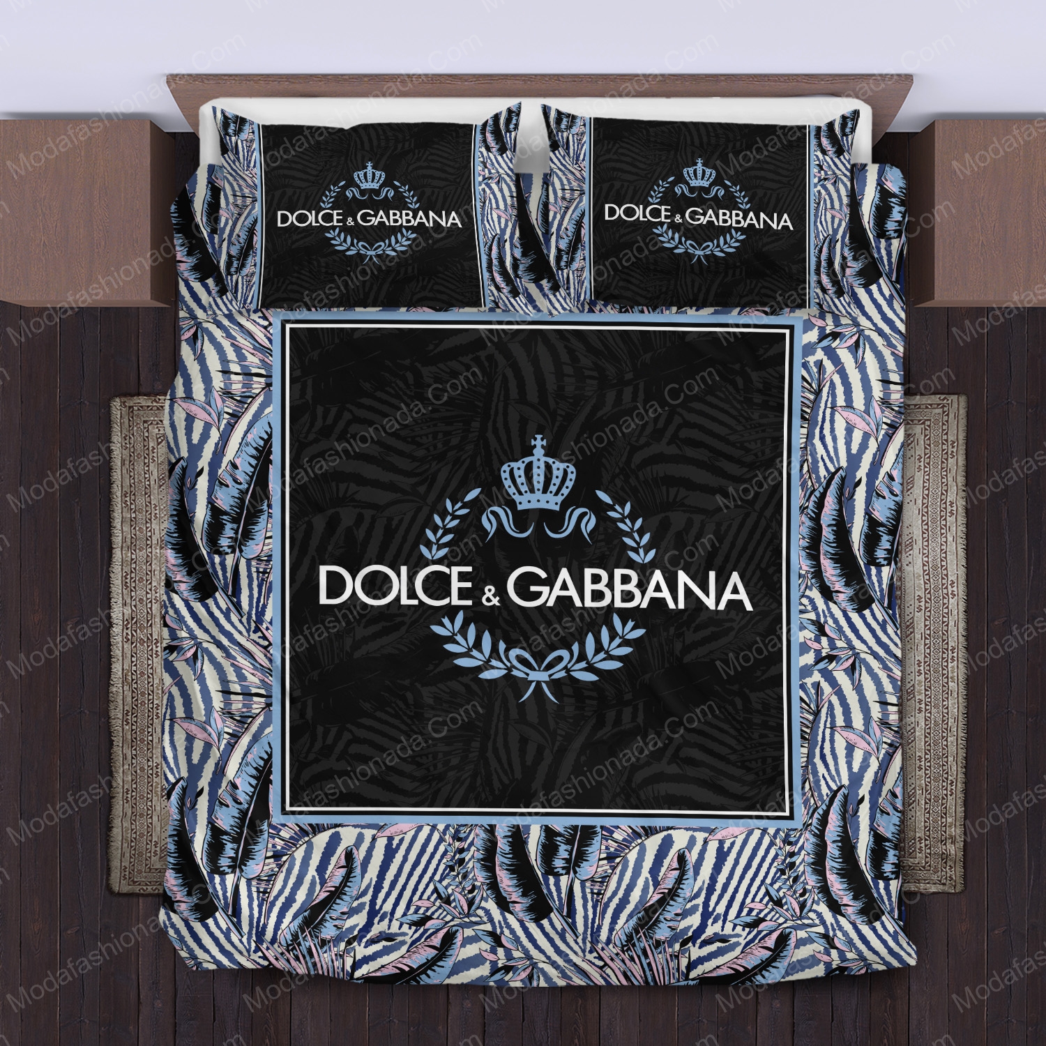 Symbolism dolce & gabbana logos bedding sets