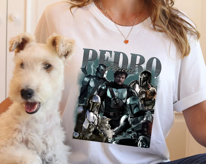 Pedro pascal 90s vintage shirt, pedro pascal shirt, pedro pascal fan ...