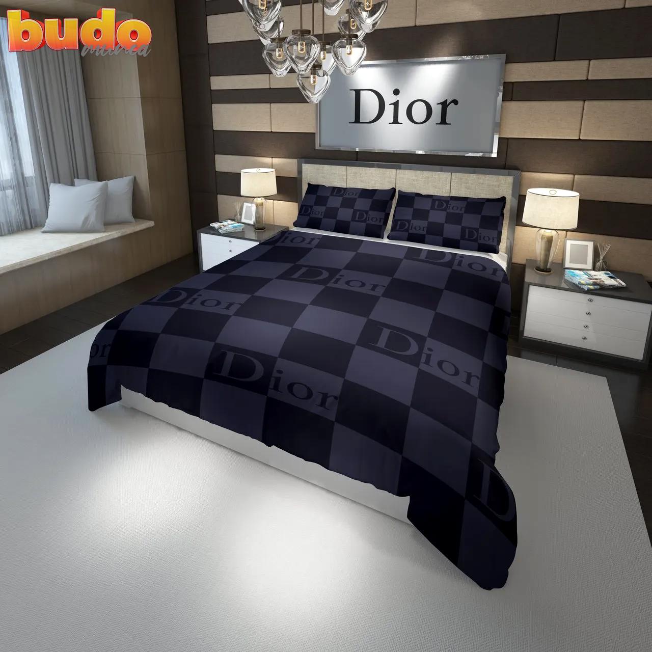Christian dior caro fashion luxury brand bedding set home decor