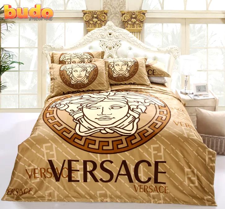 Versace logo luxury brand high-end bedding set home decor