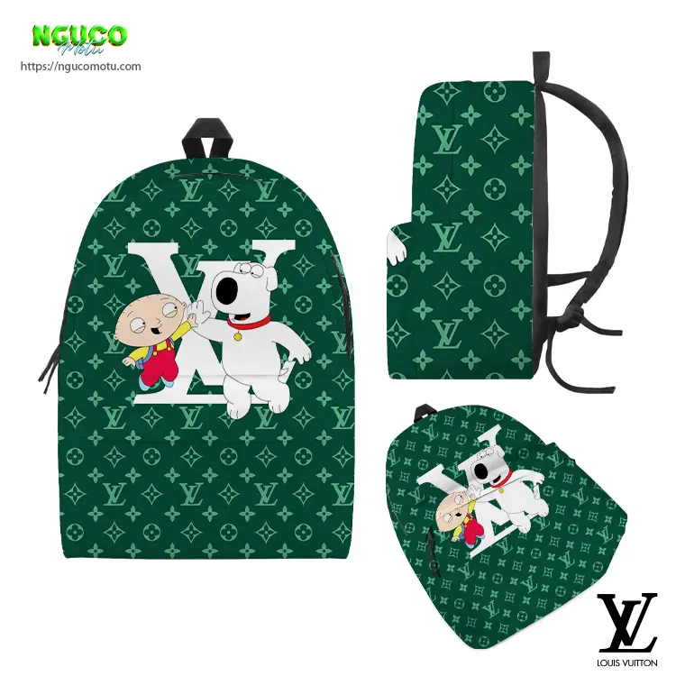 Backpack family guy stewie griffin and brian griffin and louis vuitton ...