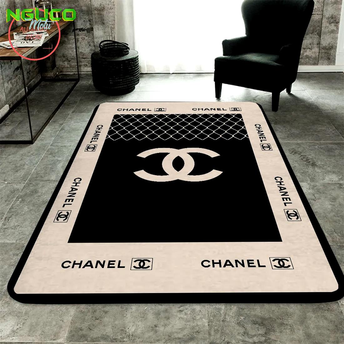Chanel luxury fashion luxury brand premium rug carpet home decor