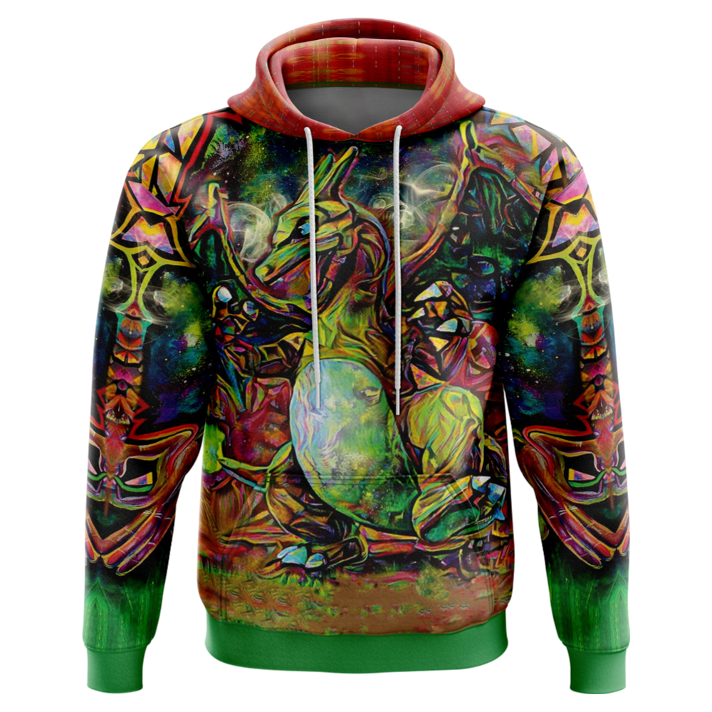 Trippy Charizard Pokemon Hoodie
